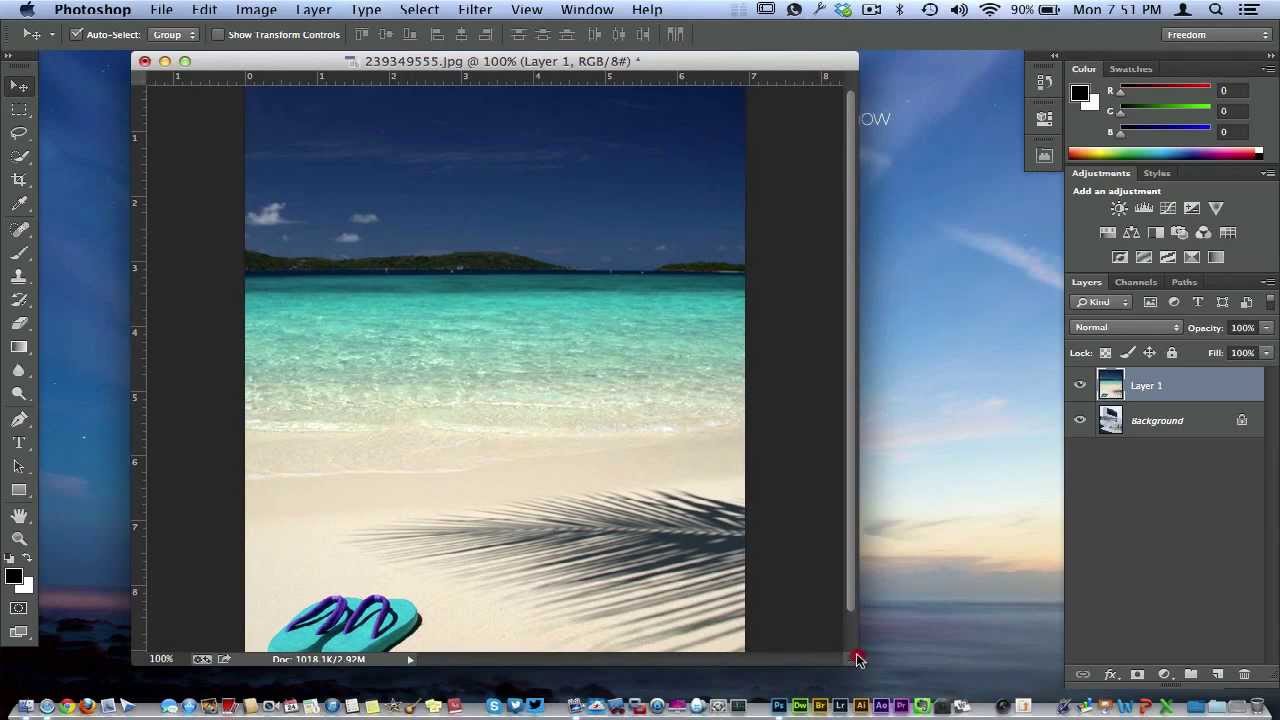 How To Use The Blending Options Quickly (Photoshop CC - Beginners ...