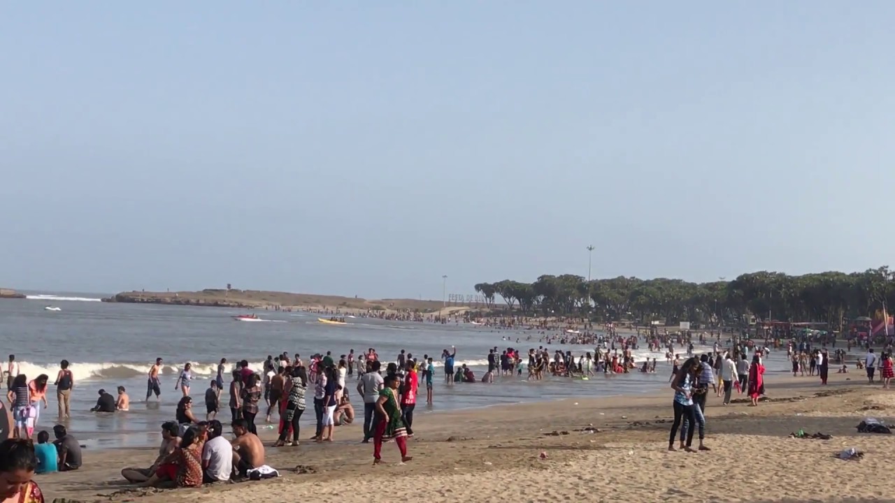 Nagoa Beach 🌊 Diu in a world 🌎 famous 🌊 Beach HD Video - YouTube