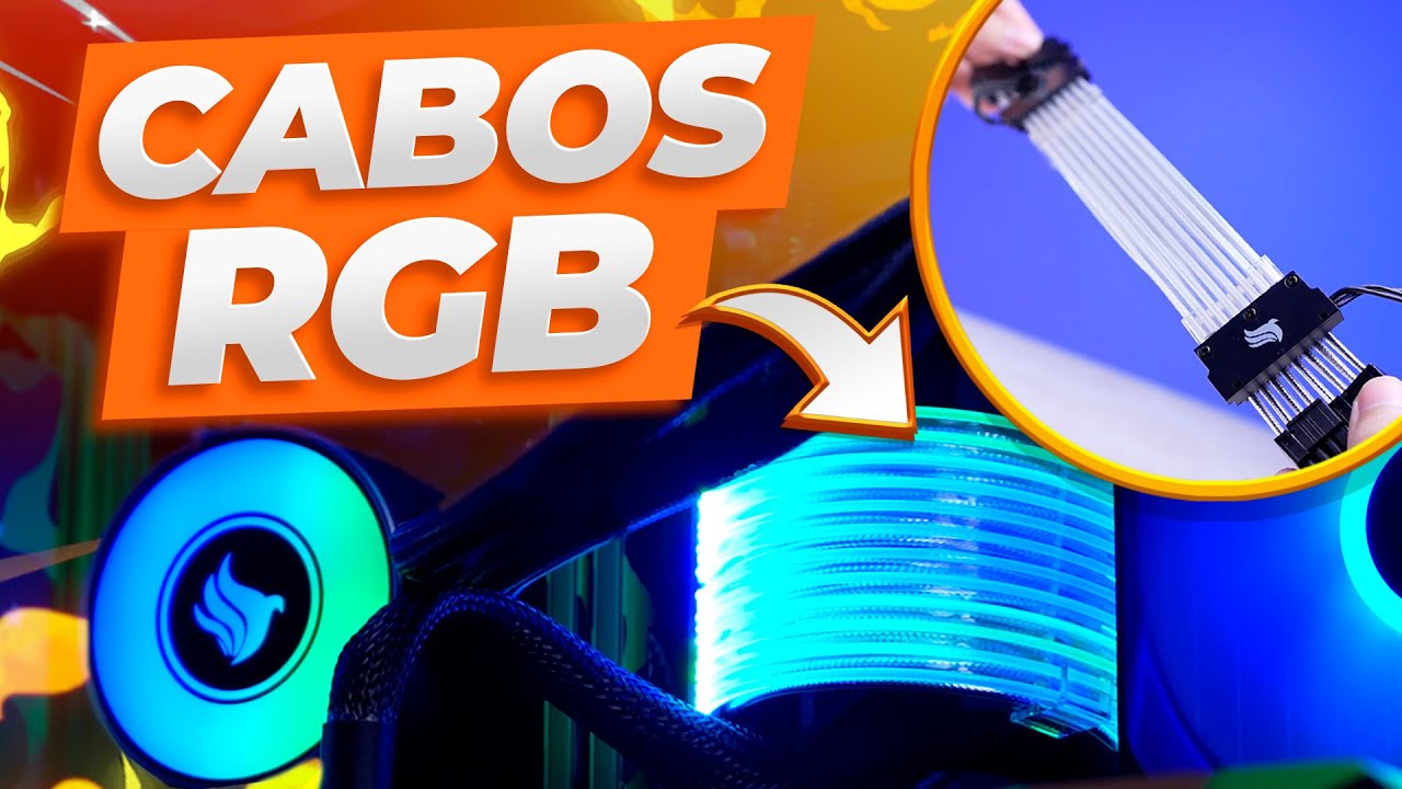 Cabo RGB Premium que vai Mudar o Visual do seu PC GAMER - YouTube