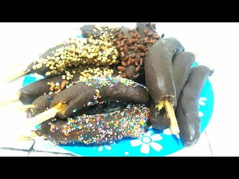 COMO HACER CHOCOBANANOS SALVADOREÑOS!!// Para negocio - YouTube