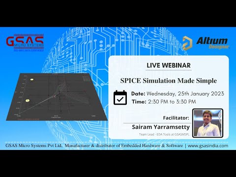 Live Webinar | Spice Simulation Made Simple - YouTube
