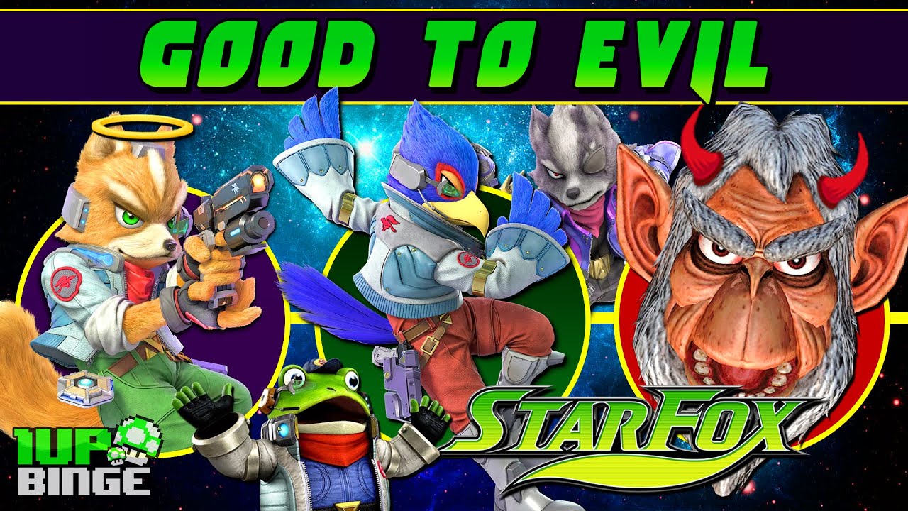 STARFOX Characters: Good to Evil ⭐🦊 - YouTube