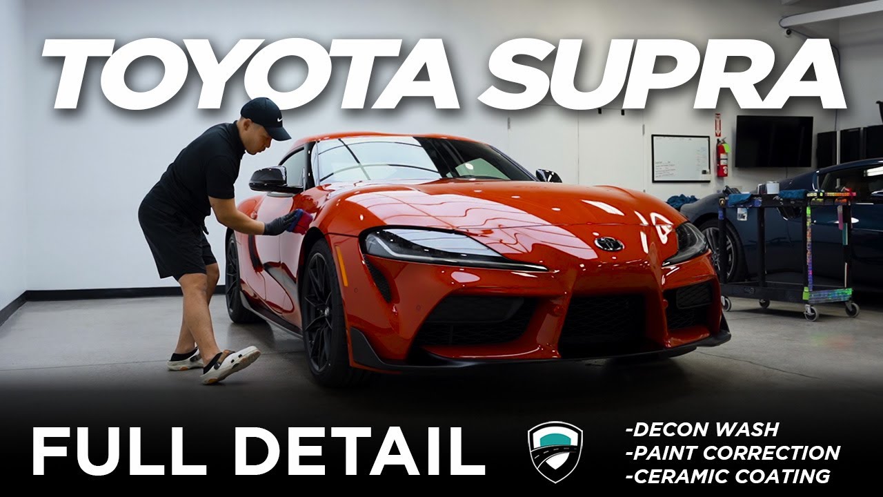 45th Anniversary Toyota Supra Paint Correction and Ceramic Coating ...