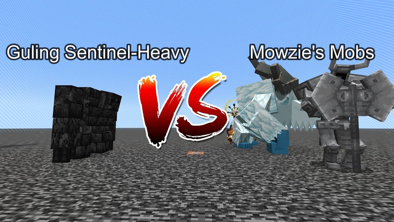 Guling Sentinel-Heavy vs Mowzie's Mobs Minecraft Mob Battle - YouTube