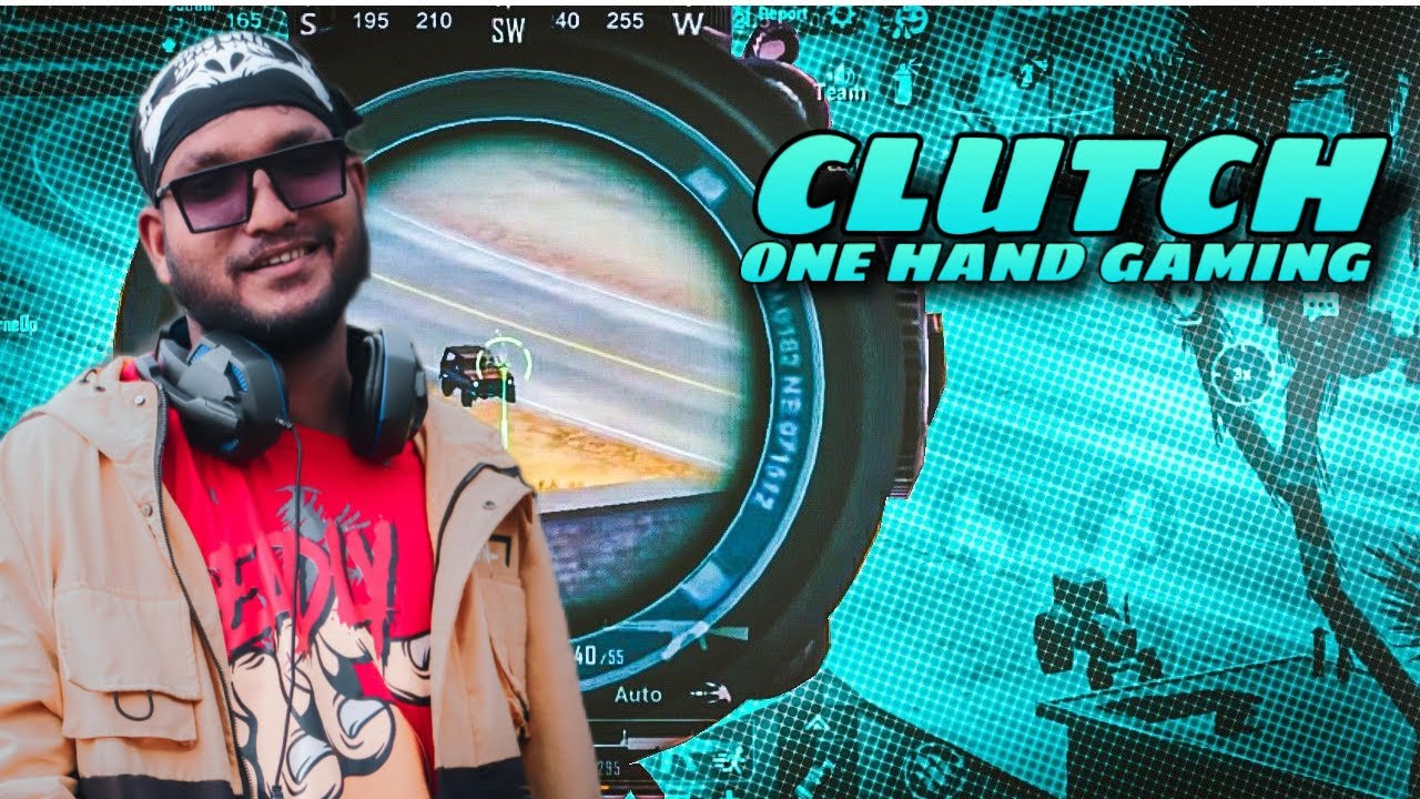 Clutch Gameplay -ONE HAND GAMING #onehandgaming #onehandpubgplayer ...