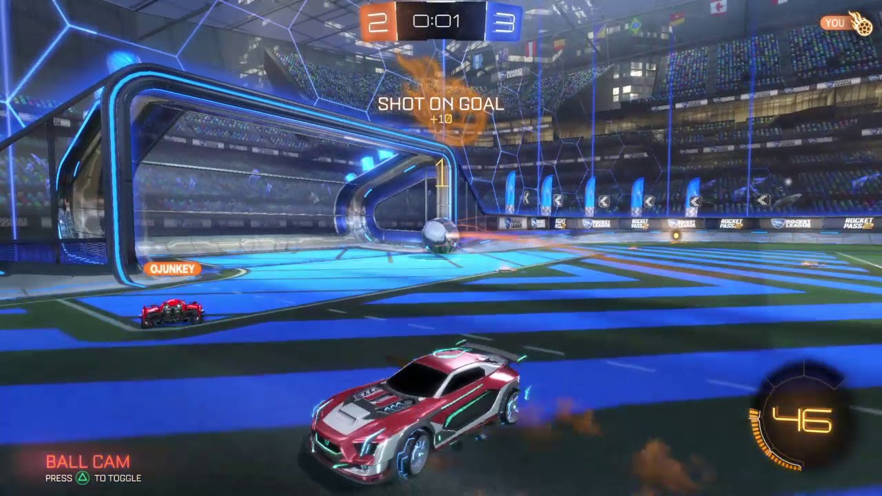 Rocket League last second equalizer - YouTube