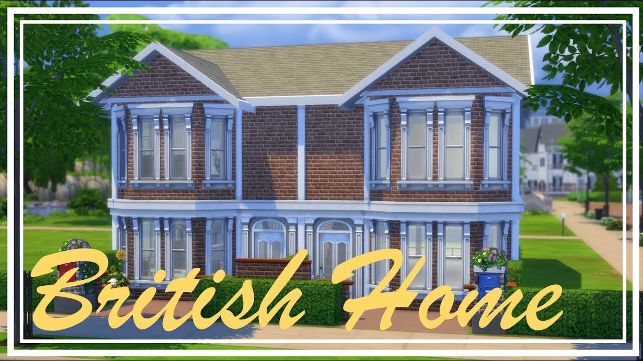 BRITISH HOME (part 2) // The Sims 4 Speed Build - YouTube