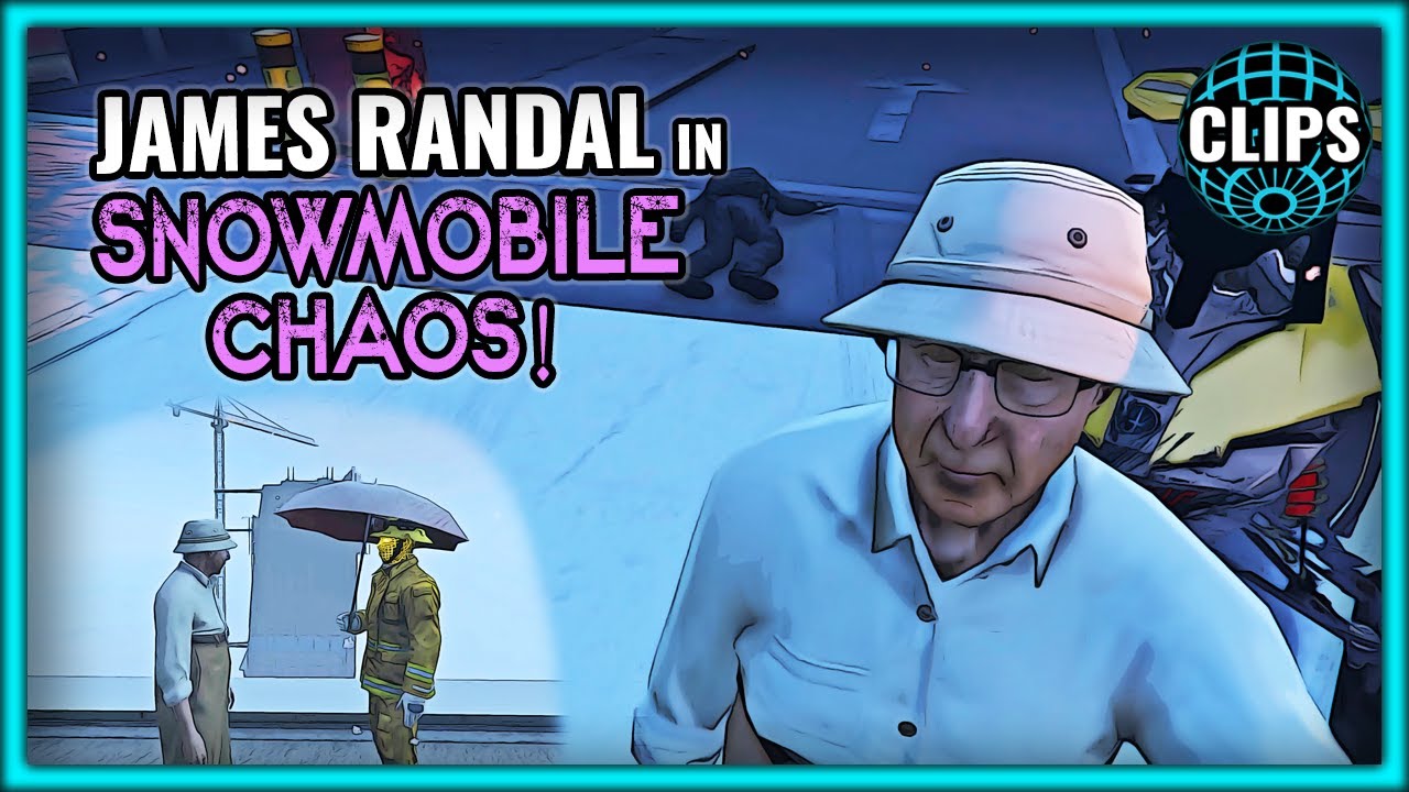 JAMES RANDAL IN SNOWMOBILE CHAOS! - YouTube