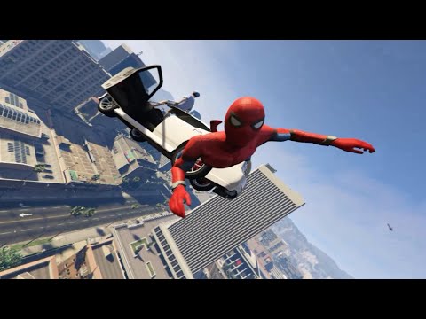 GTA 5 CRAZY Jumps/Falls Compilation #2 (GTA V Fails Funny Moments)