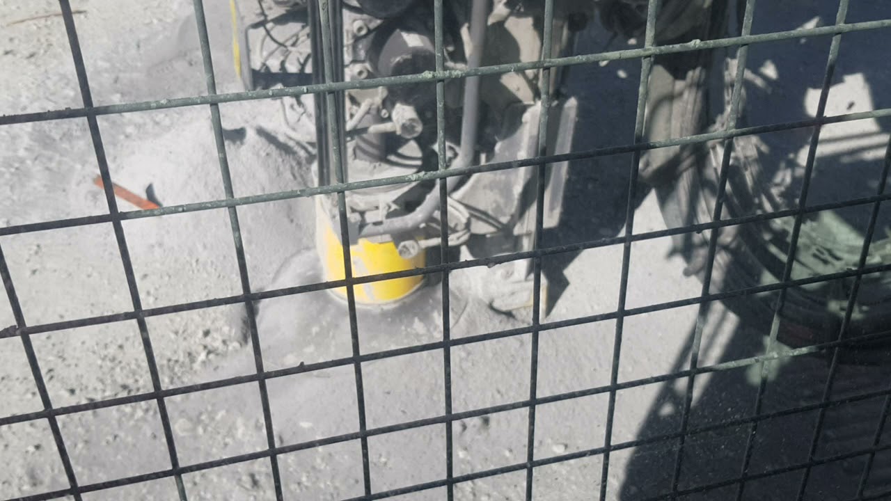 auto-drill SmartROC D65 mk2 in open pit mine at 5000 meters above sea ...