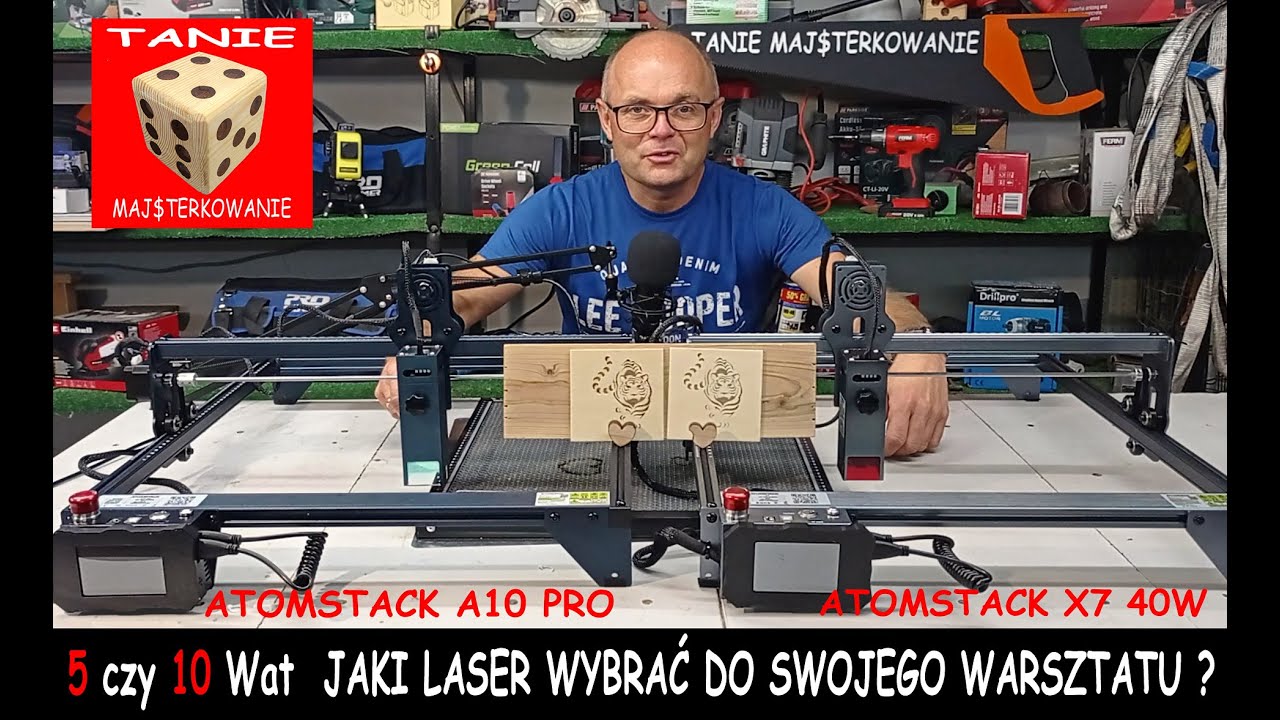ATOMSTACK A10 PRO vs ATOMSTACK X7 40W 5 czy 10 Wat ? - Jaki Laser ...
