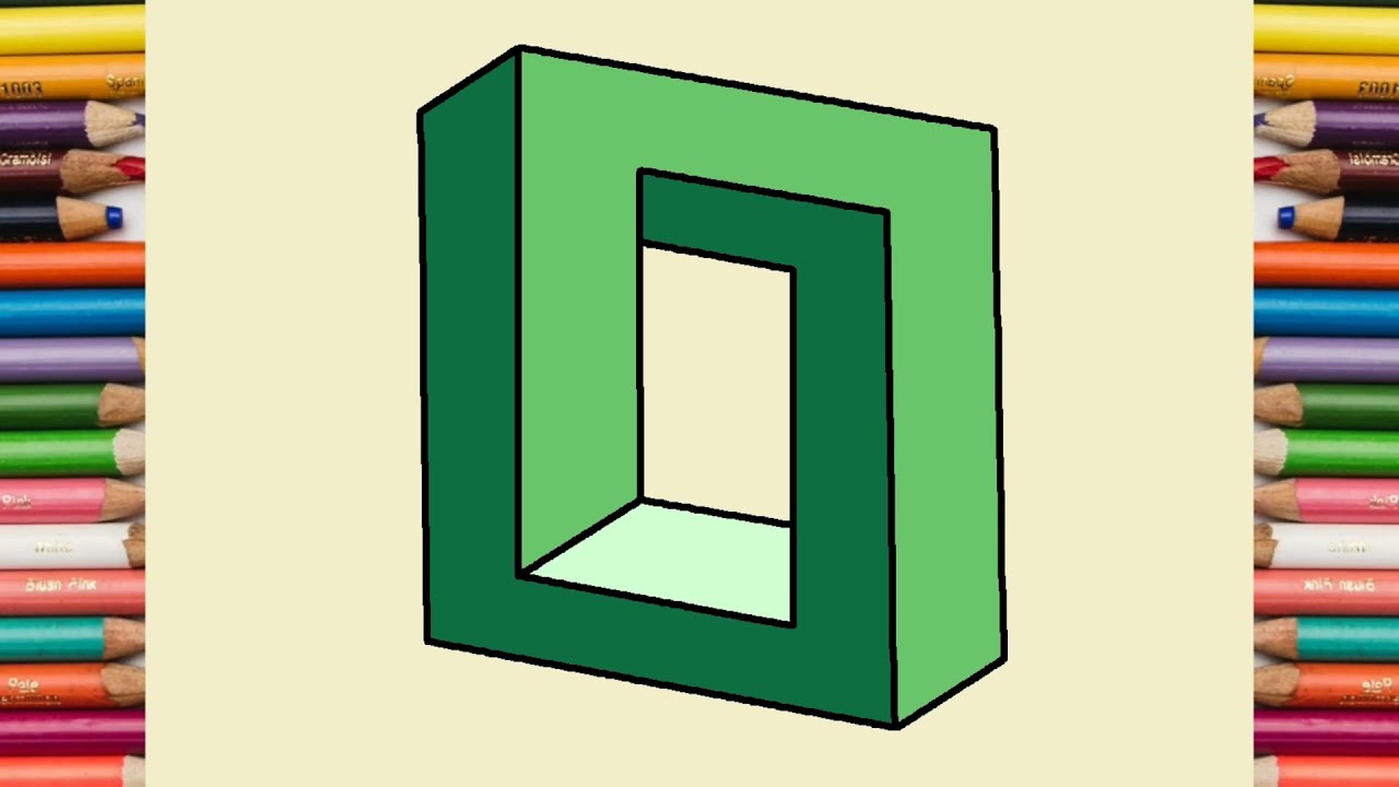 How to Draw an Impossible Rectangle | Draw Rectangle | 3D Drawing - YouTube