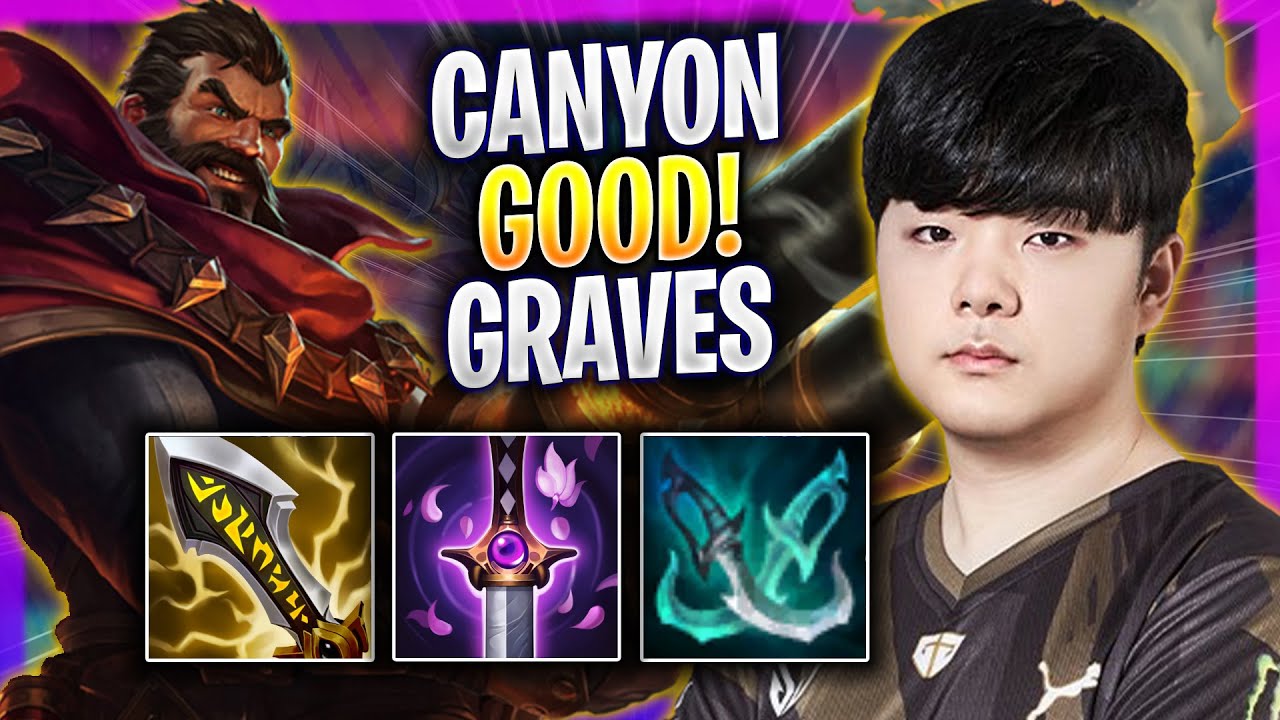 CANYON IS SO GOOD WITH GRAVES! - GEN Canyon Plays Graves JUNGLE vs ...