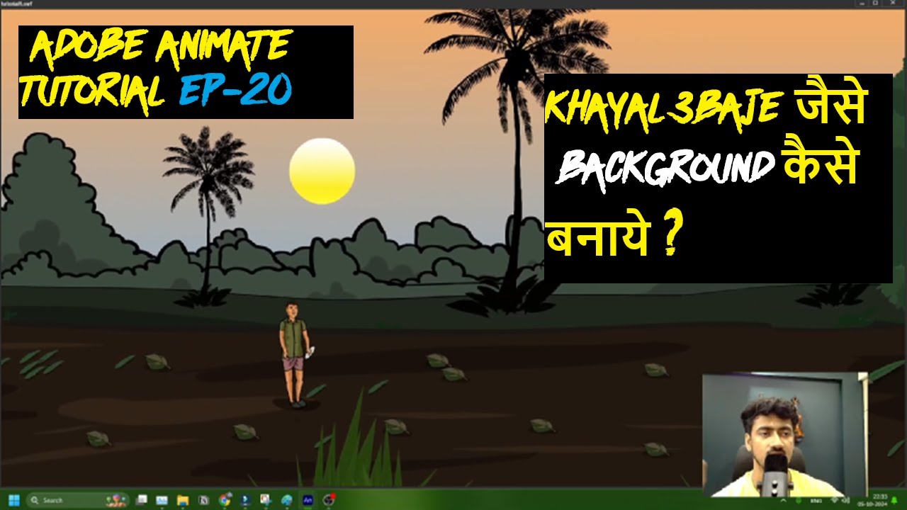 🎨make animation background खुद के | Adobe animate full course adobe ...