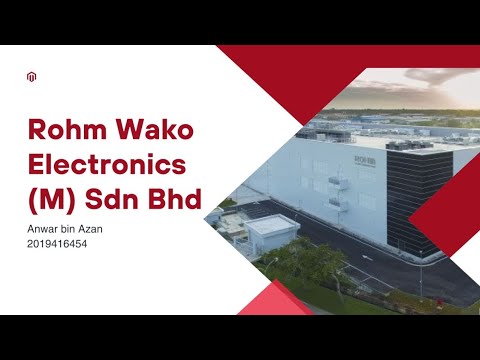 ROHM-Wako Electronics Sdn.Bhd Implemented With IR 4.0 - YouTube