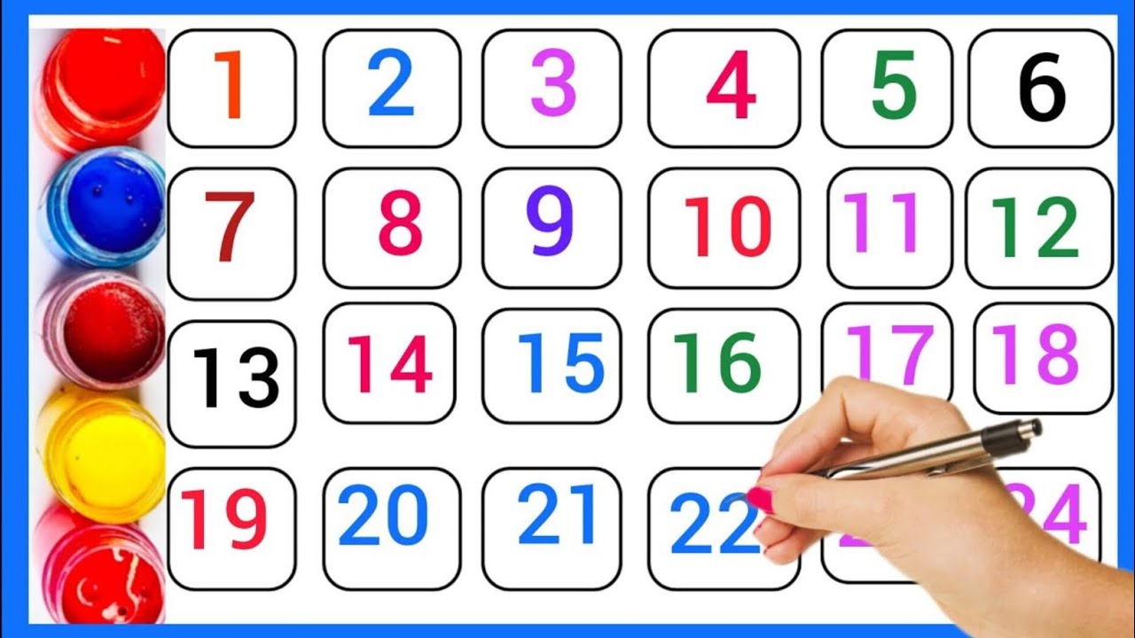 123 rhymes!! 123 go!! counting numbers for children!! 3 years old ...