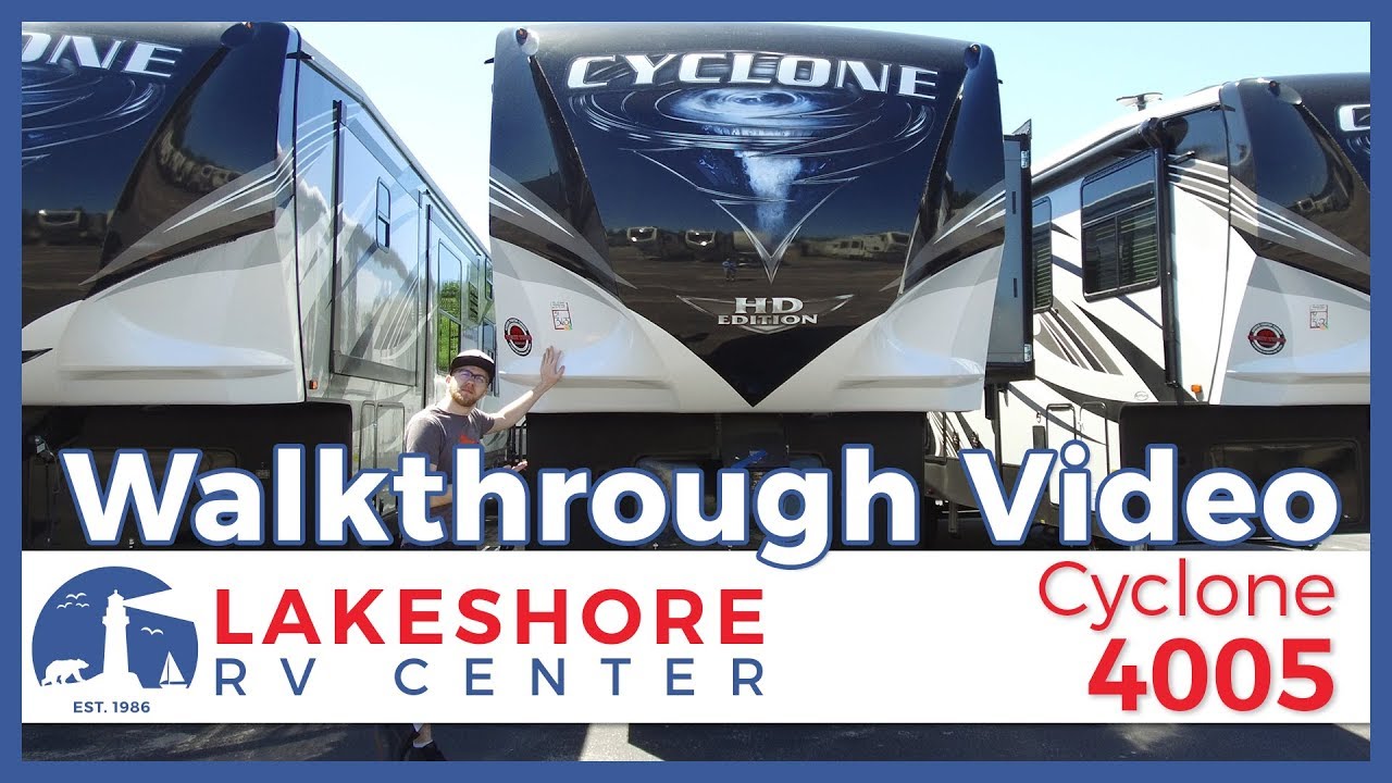 2019 Cyclone 4005 Fifth Wheel Toy Hauler Walkthrough RV For Sale ...