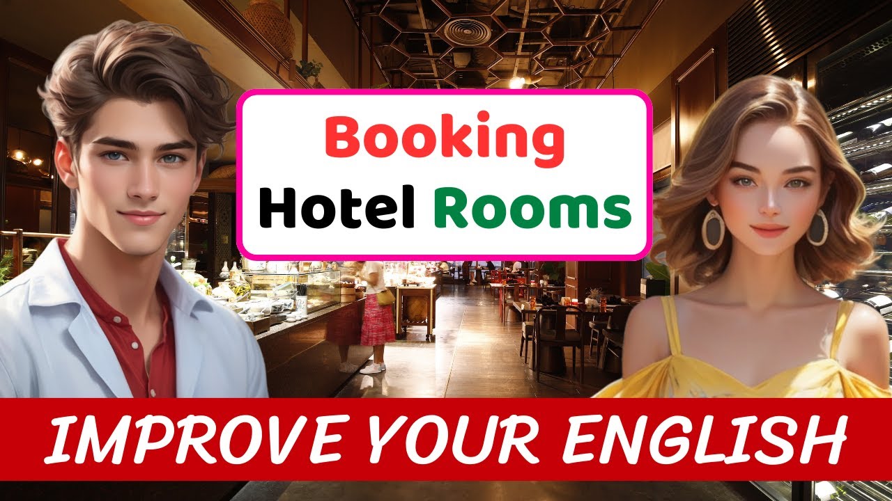Booking Hotel Rooms - English Conversation Practice - Improve Speaking ...