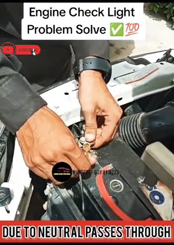 How To do ENGINE Check Light Problem Solve#youtubeshorts #shorts - YouTube