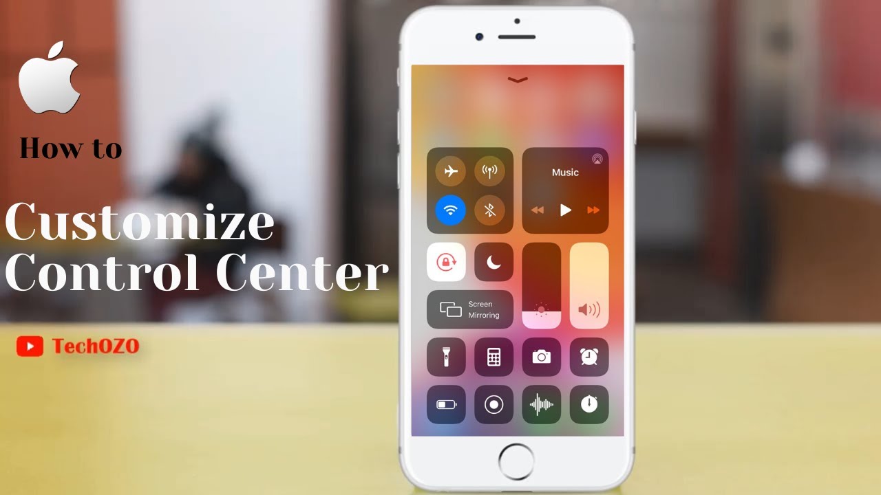 How to Customize Control Center on iPhone - TechOZO - YouTube