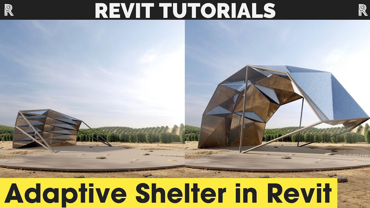 Adaptive Shelter | Revit | Adaptive Family - YouTube