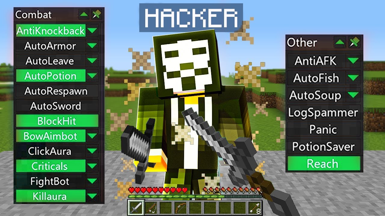 Ich BENUTZE HACKS um EINEN HACKER ZU BESIEGEN! (Minecraft) - YouTube