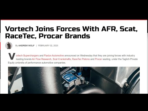 #ydbtdaily Vortech joins forces with other companies. Growth in numbers ...