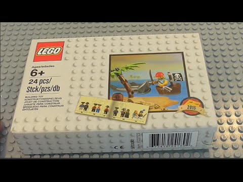 Lego Pirates Retro Minfigure Pirates Adventure VIP Exclusive set Review ...