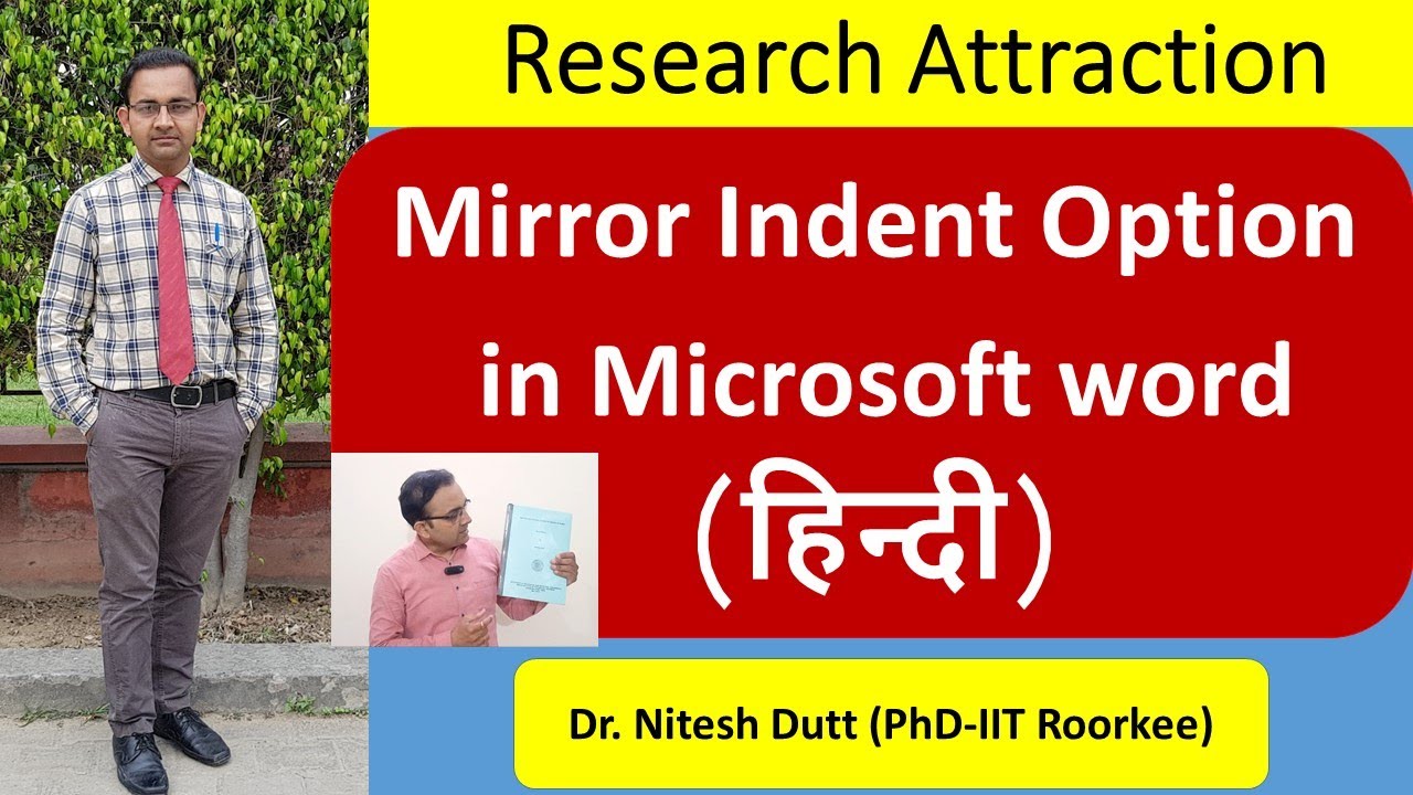 Mirror Indent Option in Microsoft word for project/dissertation/thesis ...