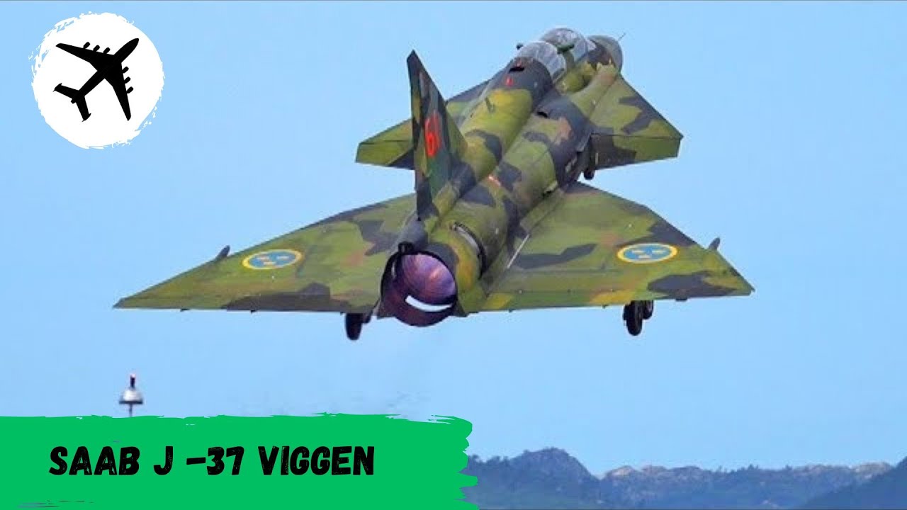 Saab j -37 viggen - YouTube