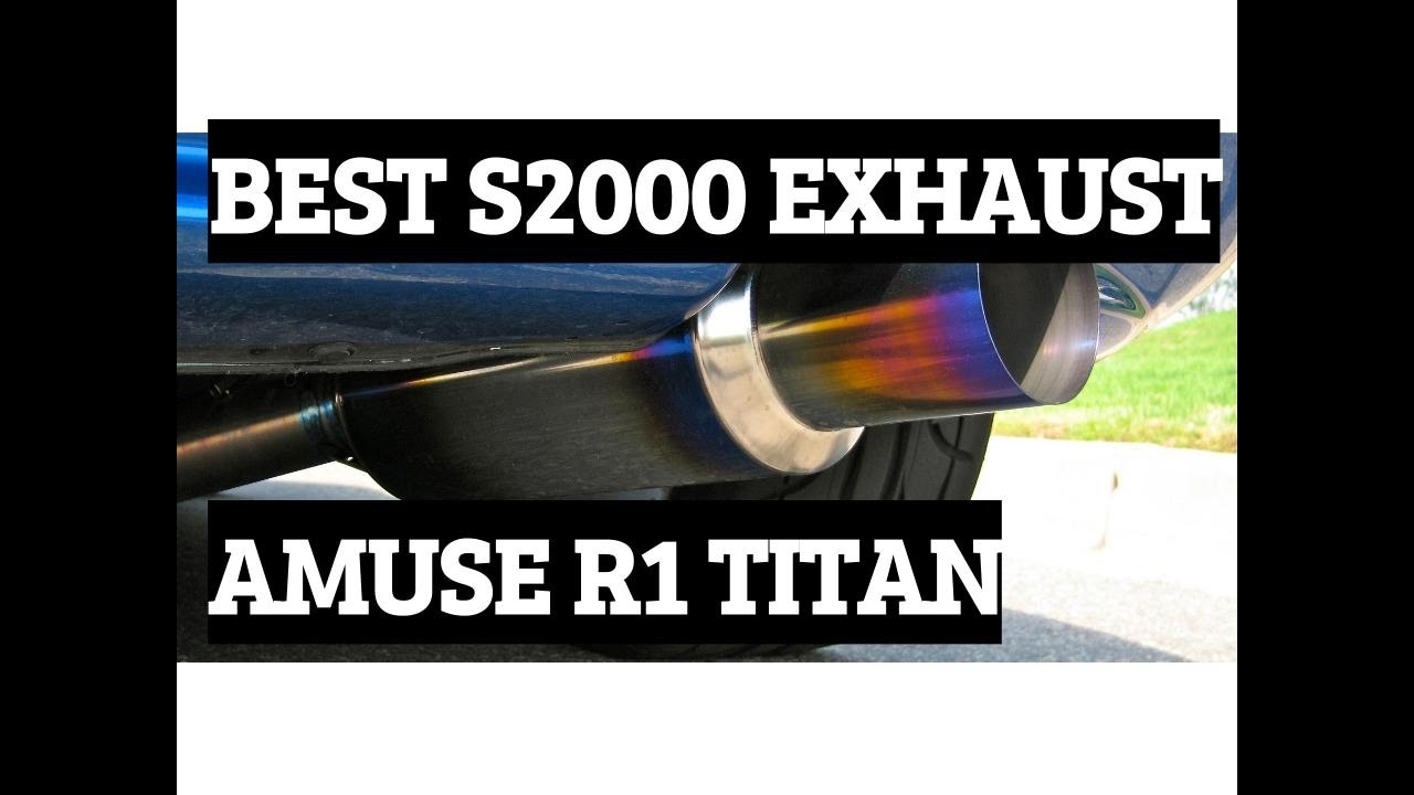 Amuse R1 Titan Single on 2006 Honda S2000 AP2 - YouTube