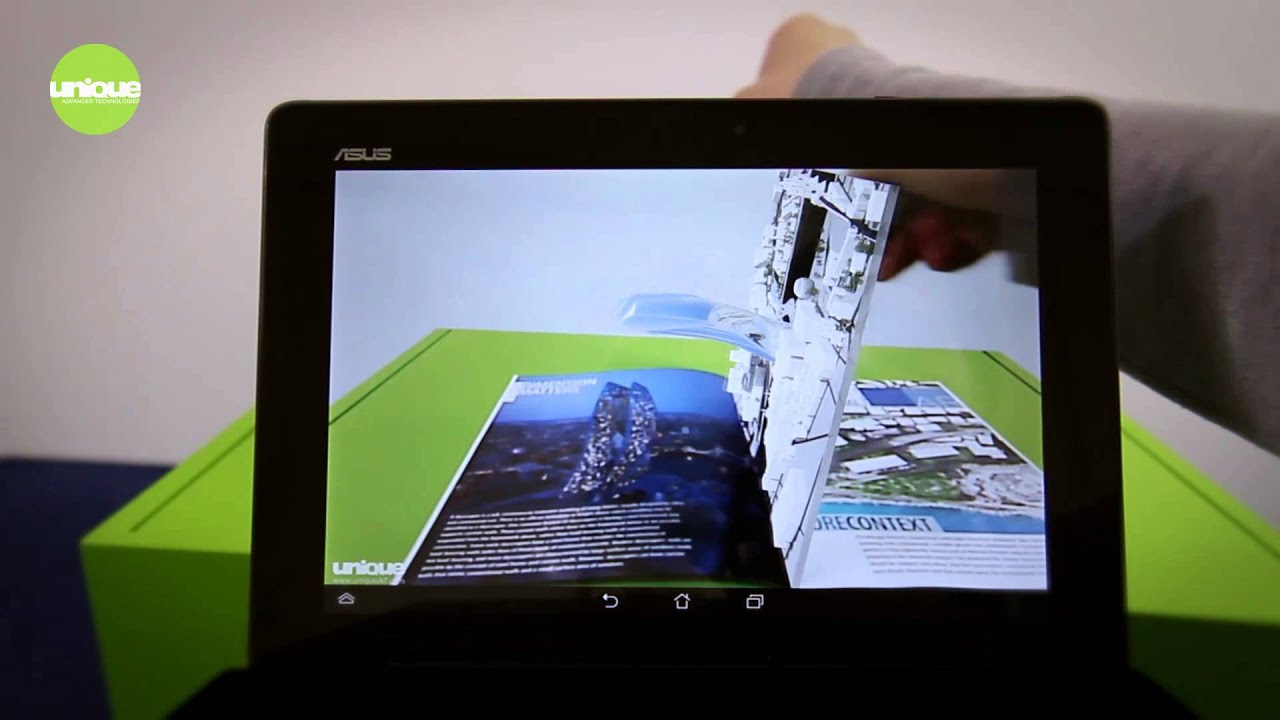 Augmented Reality (AR brochure) 3D City Model and Floor Plans - YouTube