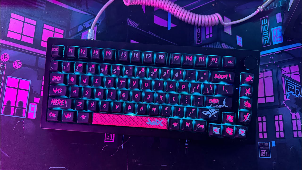 Unboxing LOL Jinx Graffiti Keycaps - YouTube