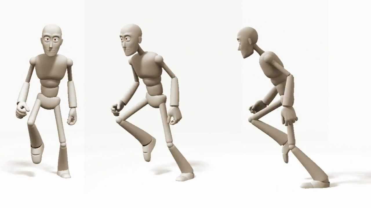 Maya - Male Run Cycle - YouTube