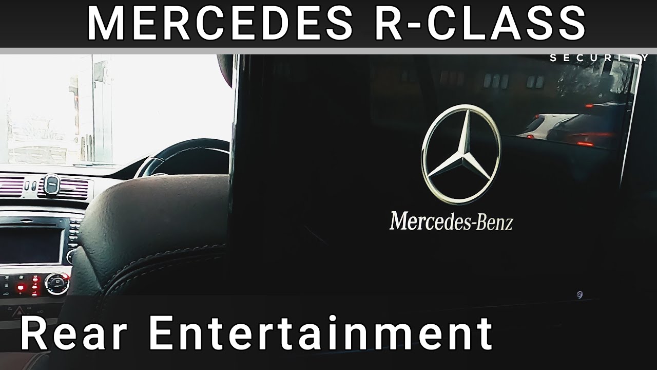 Mercedes R Class 2012 Rear Entertainment Screen With OEM Look and LED ...