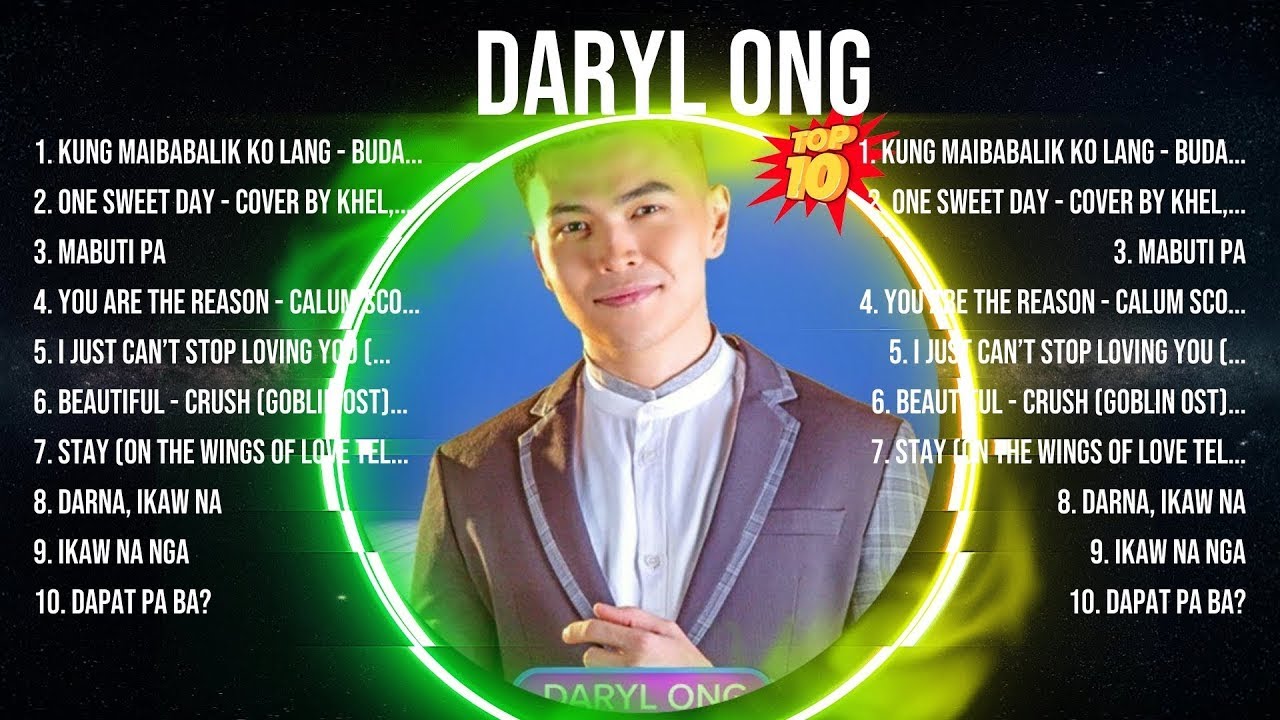 Daryl Ong 2024 MIX Songs ~ Daryl Ong Top Songs ~ Daryl Ong 2024 - YouTube