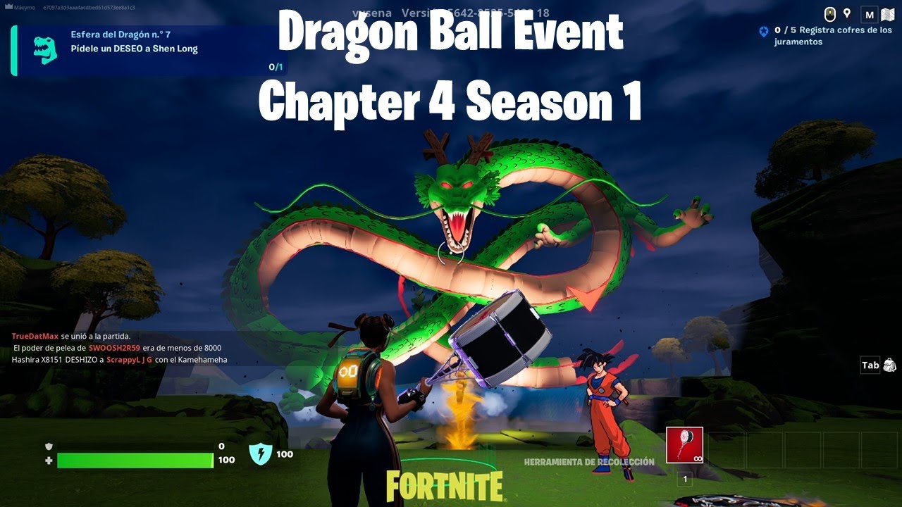 Dragon Ball Event - Fortnite - Chapter 4 Season 1 (8k) - YouTube