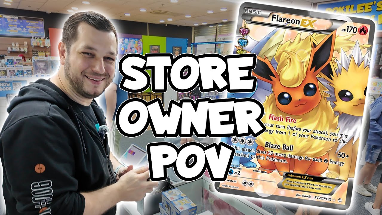 BIG Trades and Buy ins - ( Pokemon Store Owner POV ) - YouTube