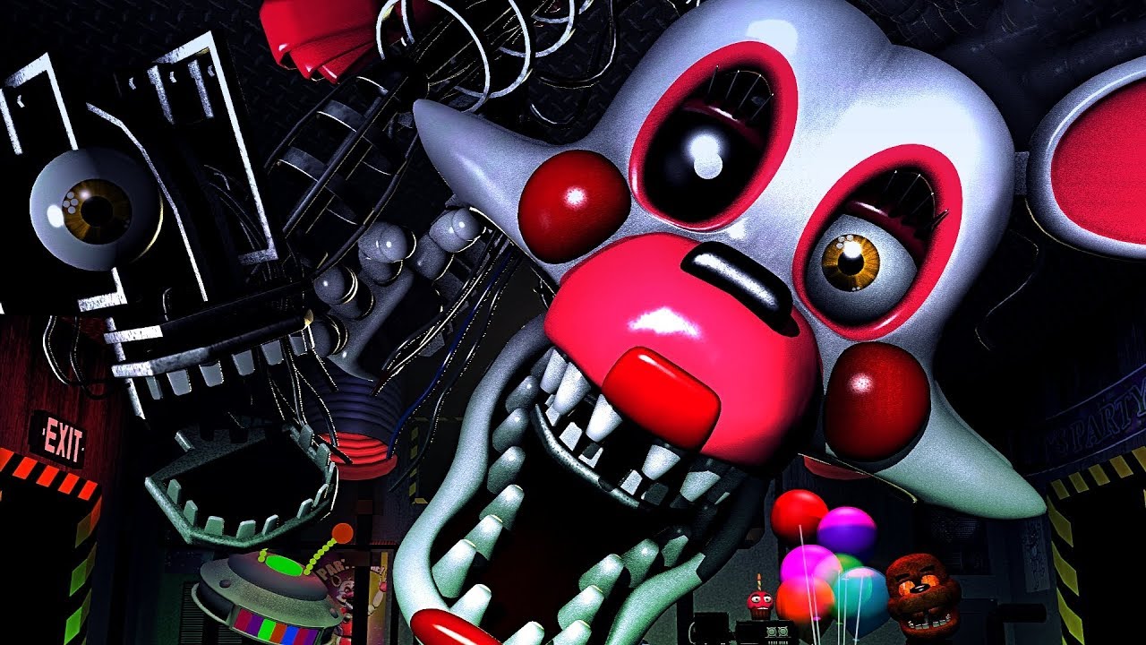 [SFM/FNAF] FNAF6 Ultimate Custom Night MANGLE SECRET JUMPSCARES ...