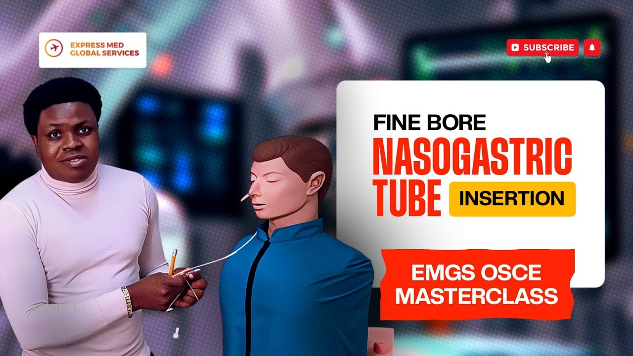 How to Insert Fine Bore Nasogastric Tube (NMC RECENT EDITION) - YouTube