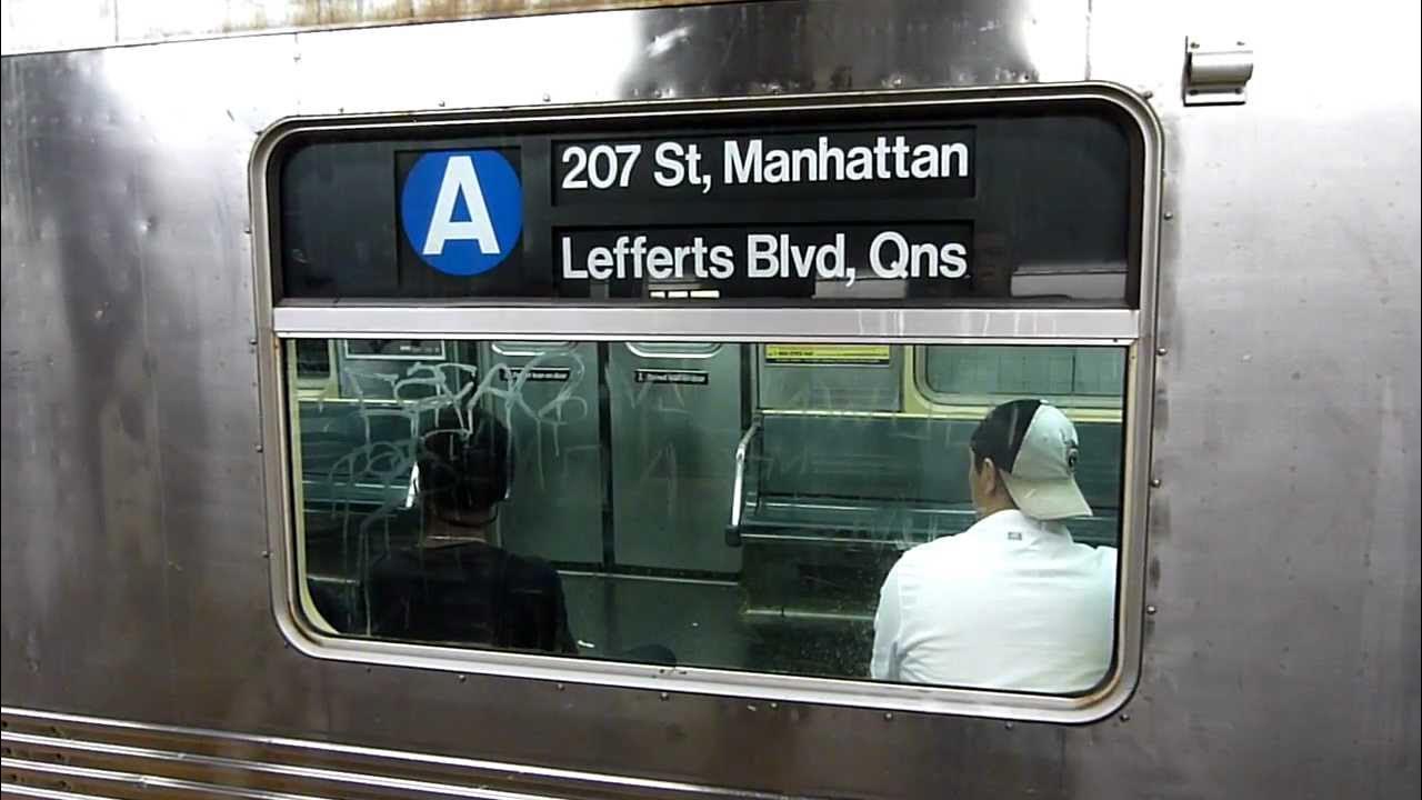 MTA NYCT Subway St. Louis Car Co. R42 #4790 (A) departs 207th Street - YouTube
