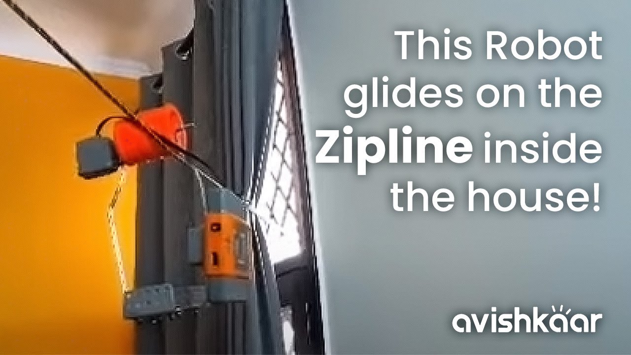DIY Zipline Bot | Zipline Robot | Zipline Student Bot | Avishkaar ...