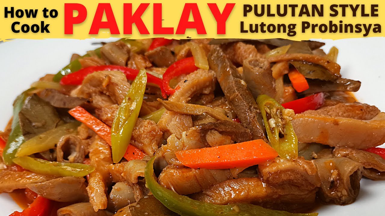 How to Cook PAKLAY | Paklay na Baka | Laman Loob ng Baka | Lutong ...