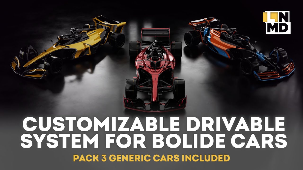 CUSTOMIZABLE DRIVABLE BLUEPRINT SYSTEM FOR BOLIDE CARS - YouTube