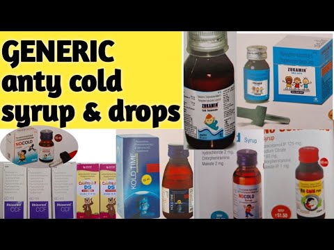 Generics ANTI COLD SYRUP & DROPS BRANDS MEDICINE IN INDIA #medicine # ...