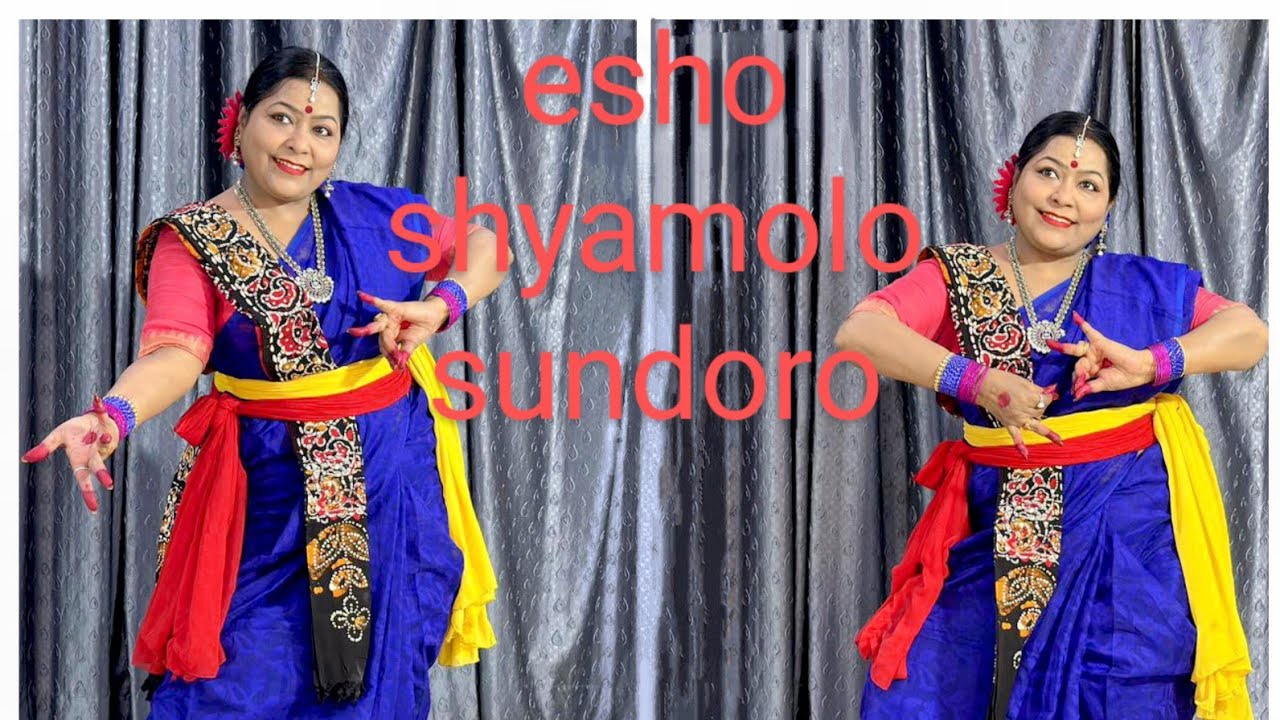 Esho Shyamolo Sundoro// Rabindra Nritya// Rabindra Jayanti//Dance Cover ...