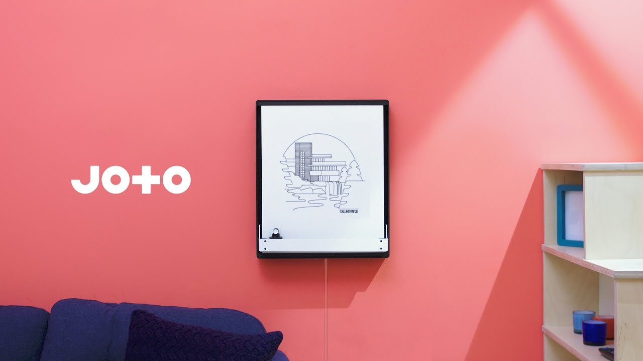 Joto: The robotic drawing board that draws with a pen - YouTube