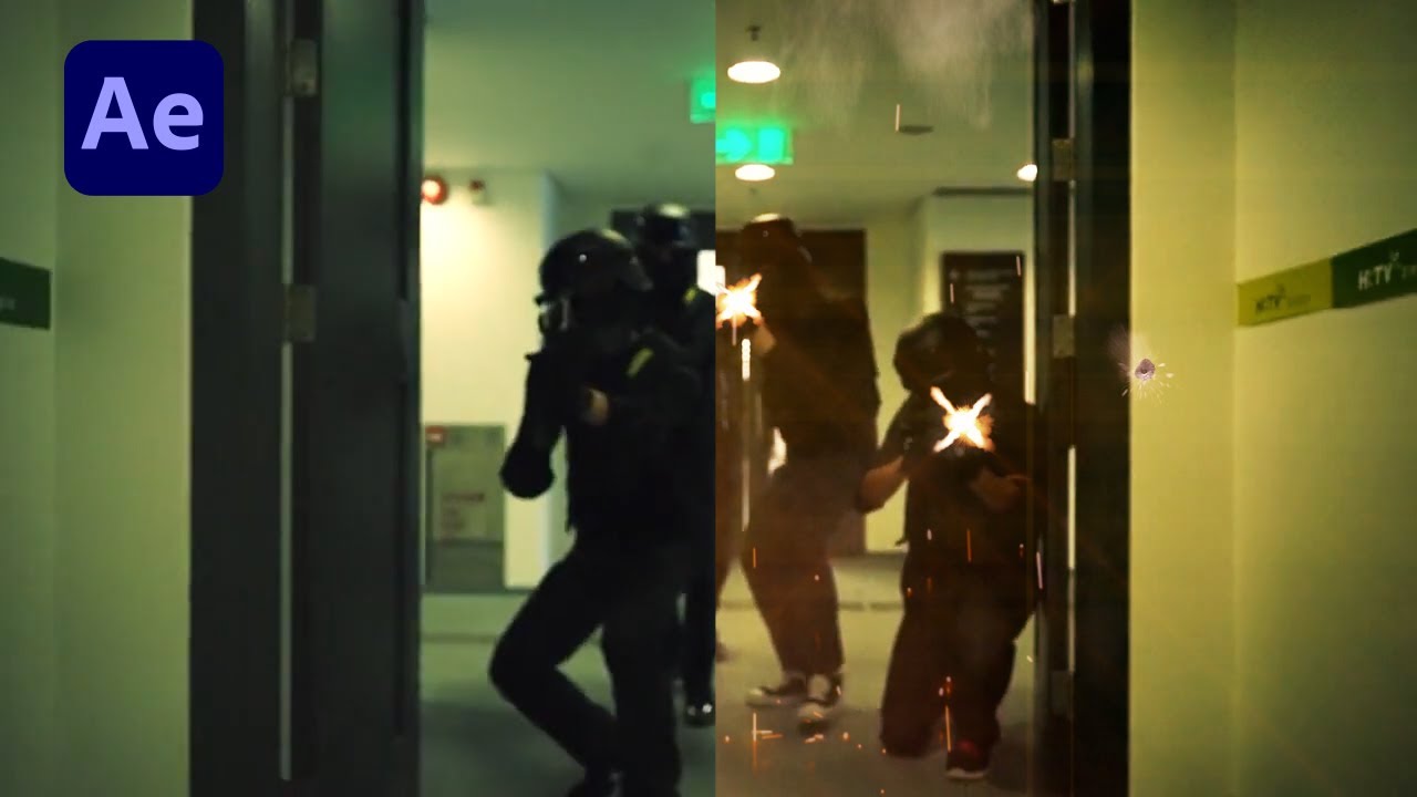 How To Create Action Effects On Video in After Effects - YouTube