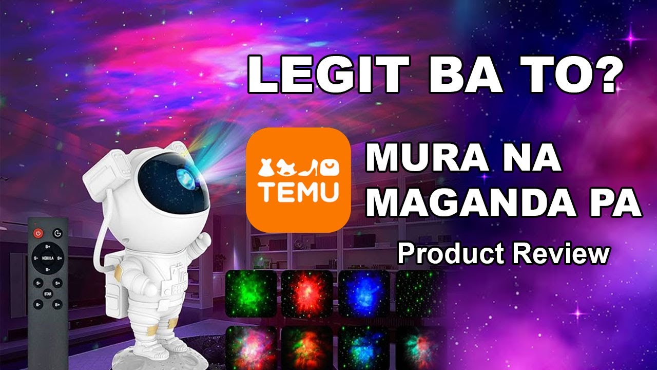 Astronaut Lamp From Temu. Worth it nga ba?: Product review - YouTube