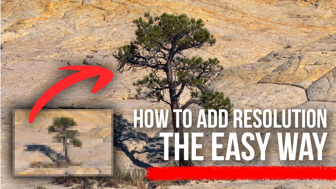 The EASY Way to Upsize or Add Resolution to your Photos - YouTube